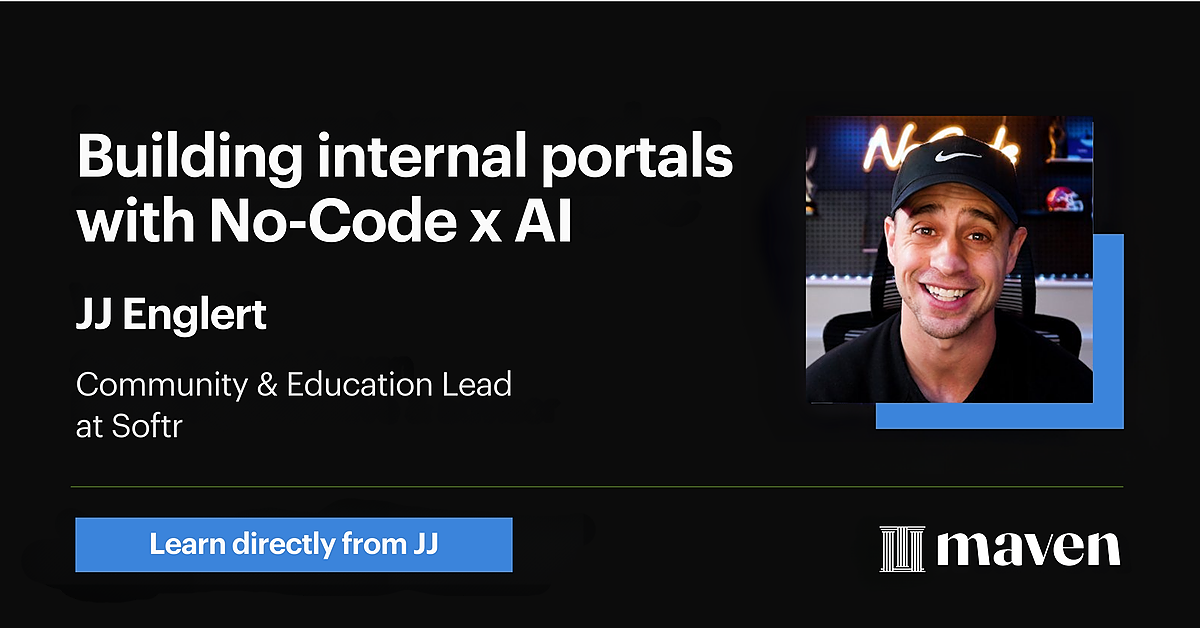 Building internal portals with No-Code x AI